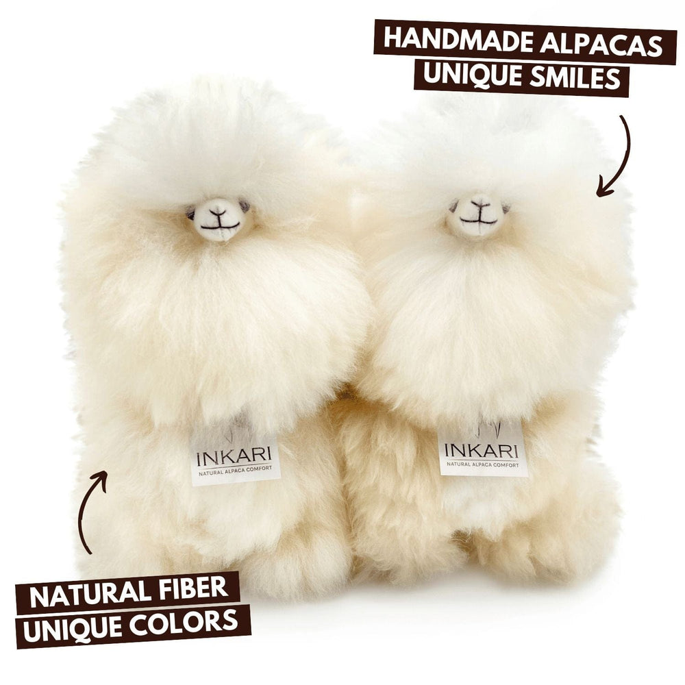 Inkari Alpaca Stuffed Animals - Monsterfluff Sahara - Free Accessories