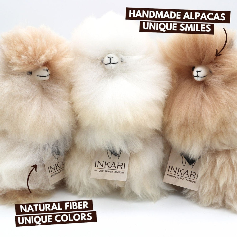 Inkari Alpaca Stuffed Animals - Monsterfluff Sahara - Free Accessories
