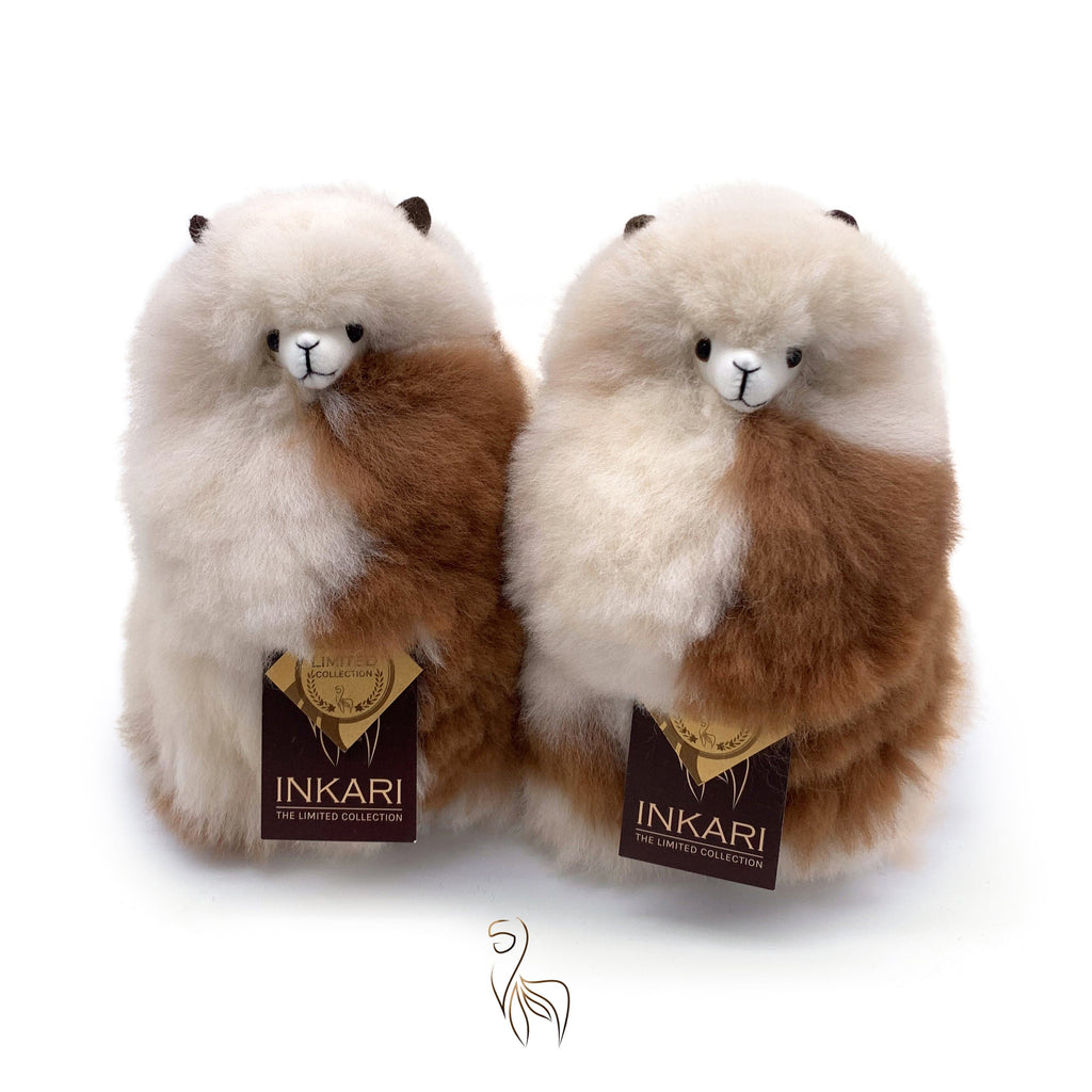 Inkari Alpaca Stuffed Animals - Limited Edition Nougat