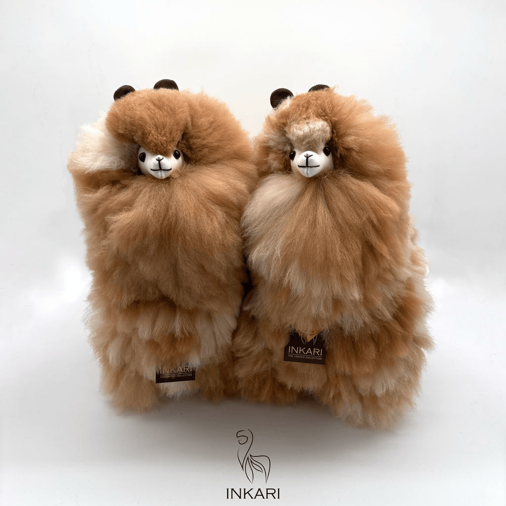 Inkari Alpaca Stuffed Animals - Limited Edition - Peanut Butter