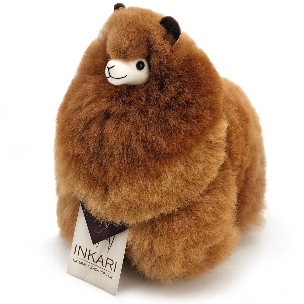 Inkari Alpaca Stuffed Animals - Naturals Caramel