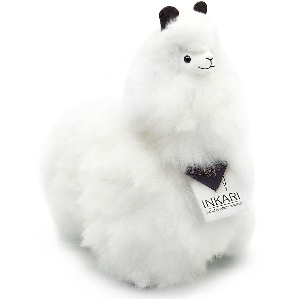 Inkari Alpaca Stuffed Animals - Naturals Ivory White