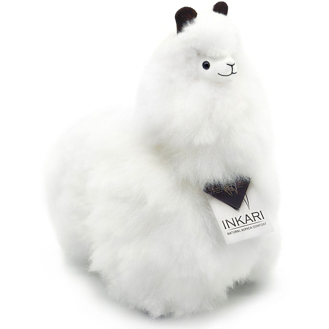 Inkari Alpaca Stuffed Animals - Naturals Ivory White