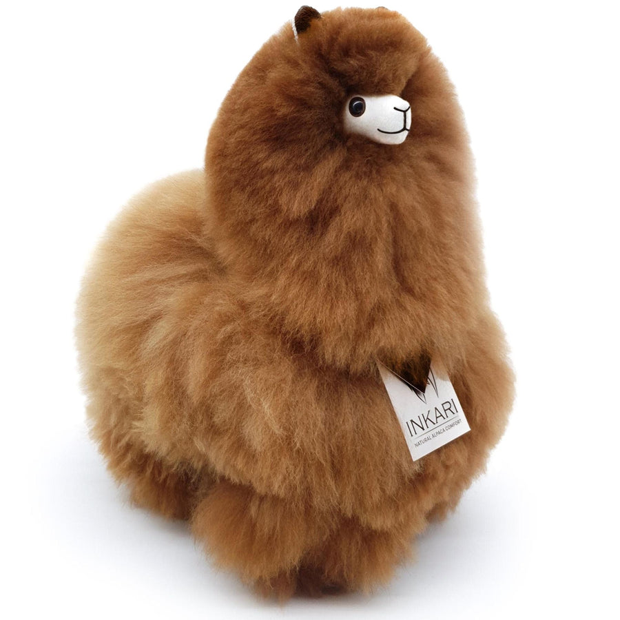 Inkari Alpaca Stuffed Animals - Naturals Caramel