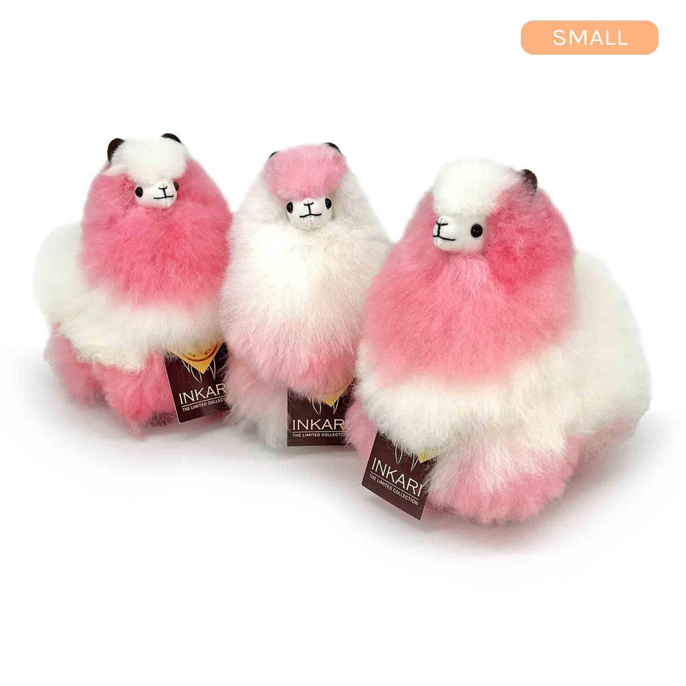 Inkari Alpaca Stuffed Animals - Limited Edition Pink Crocus