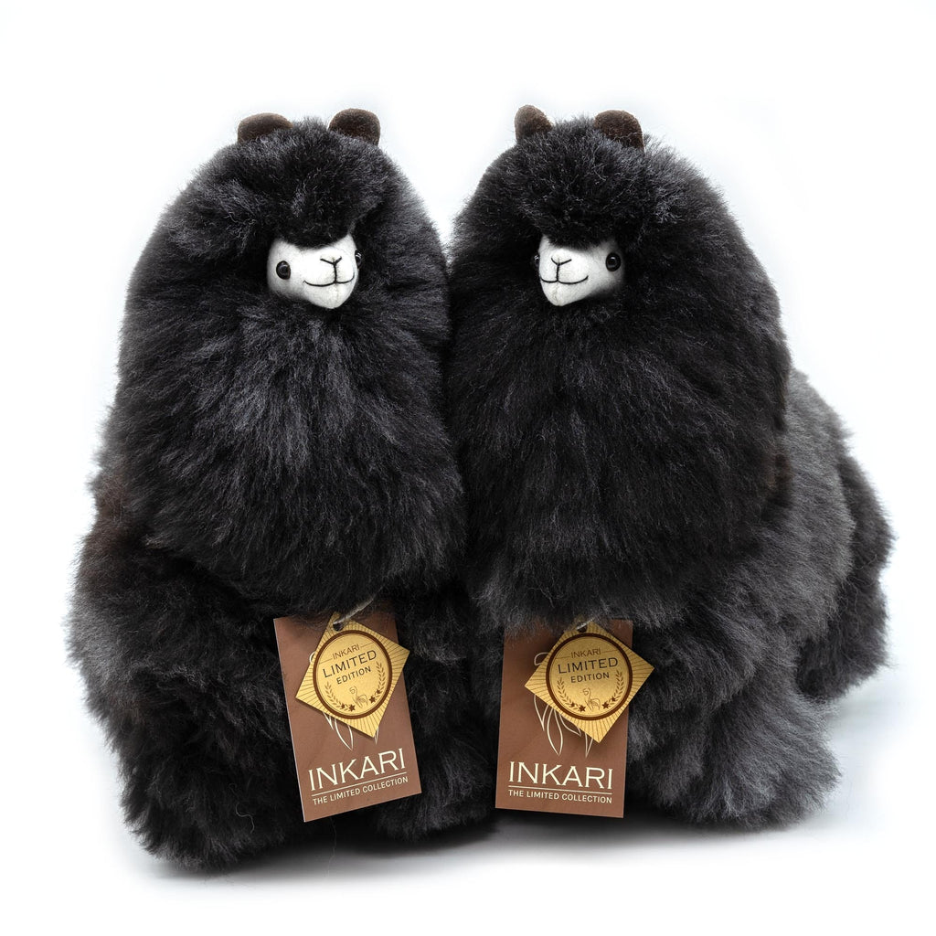 Inkari Alpaca Stuffed Animals - Limited Edition Liquorice