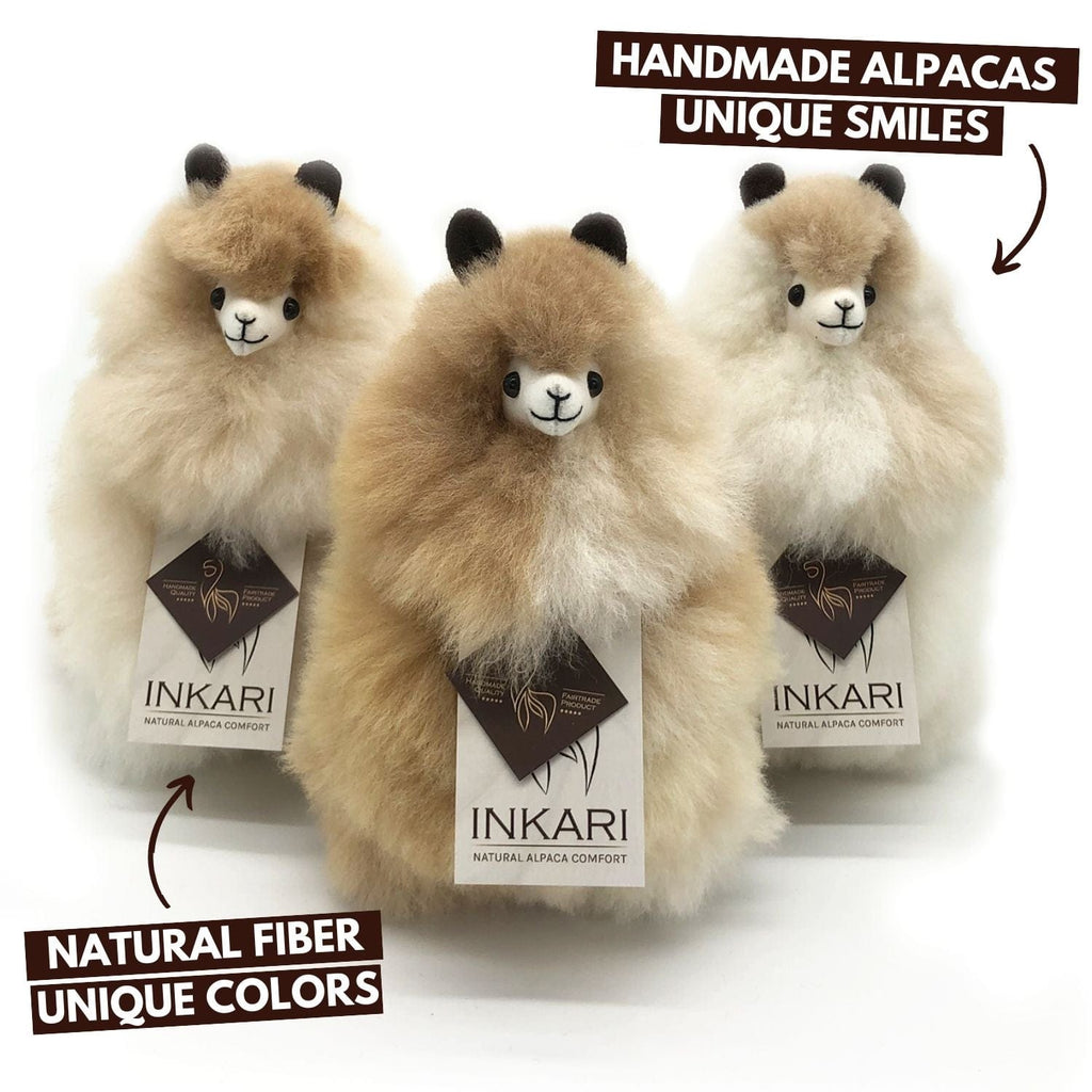 Inkari Alpaca Stuffed Animals - Naturals Sahara