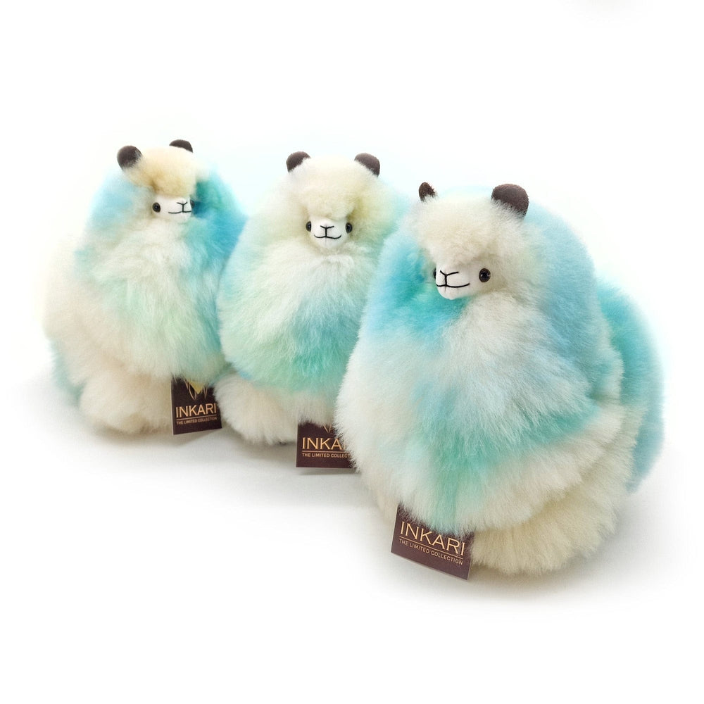 Inkari Alpaca Stuffed Animals - Limited Edition Turquoise Cloud