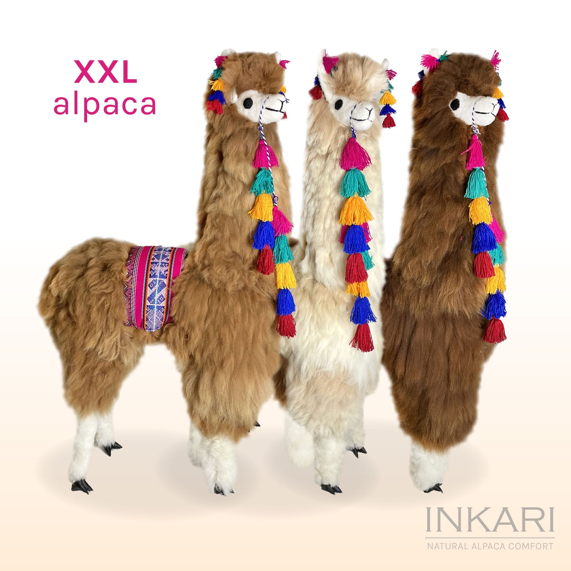 XXL Alpaca Toy Stuffed Animal Life size Alpaca Toy